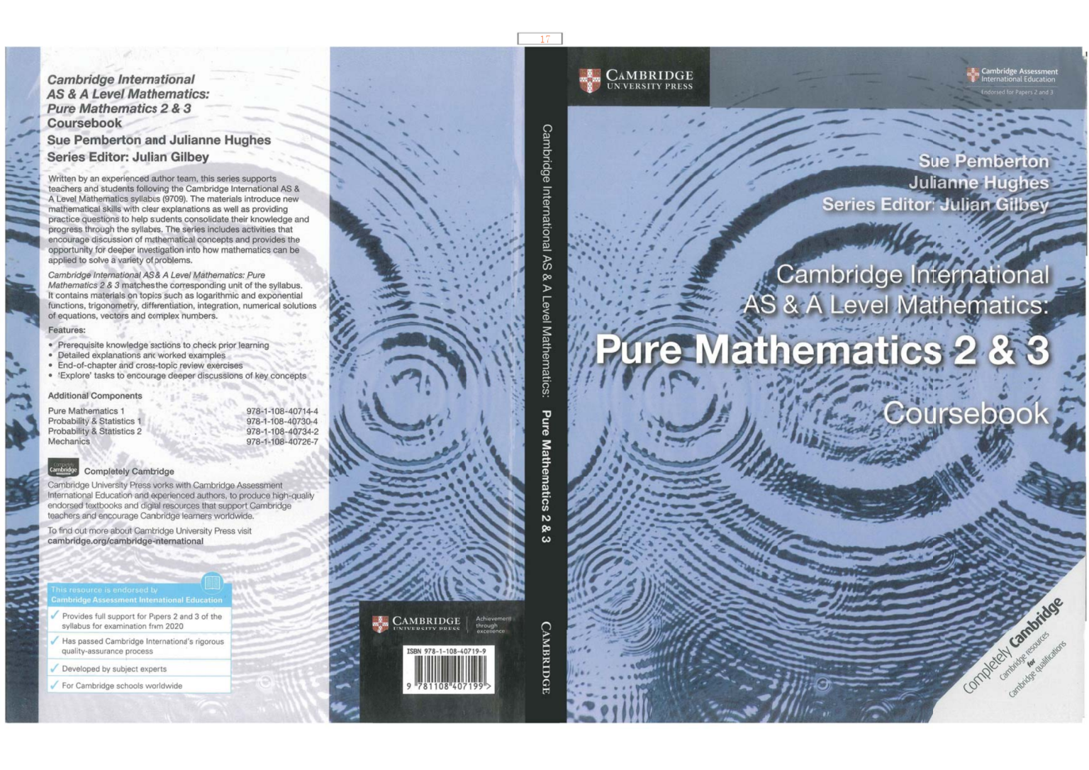 剑桥CAIE考试局A-Level数学官方教材P2&3《Cambridge International AS & A Level ...