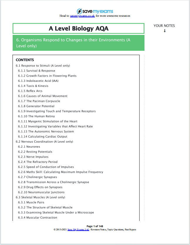 Alevel牛津考试局AQA生物课程学习资料下载《A Level Biology AQA Organisms Respond to ...